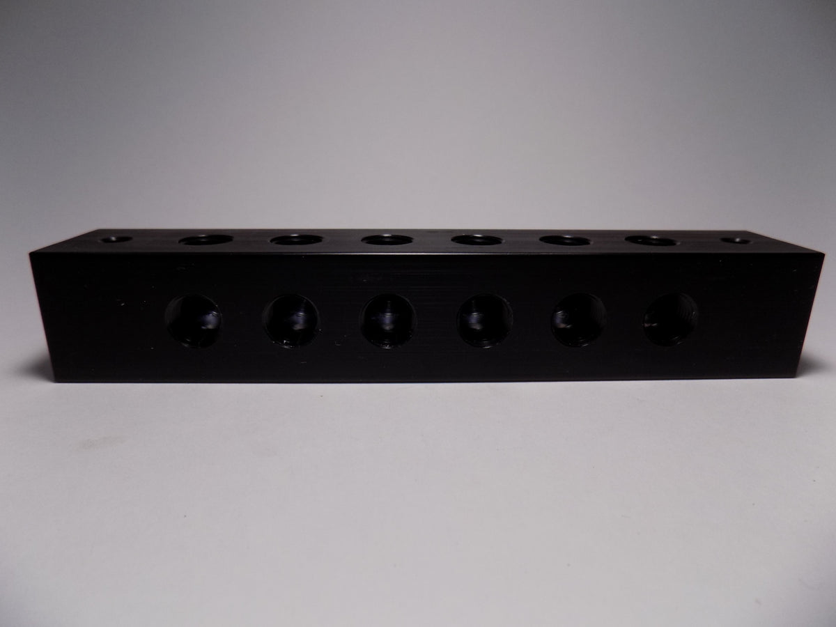 6 port flow through 90 degree junction block – Specialty Autofab Supply